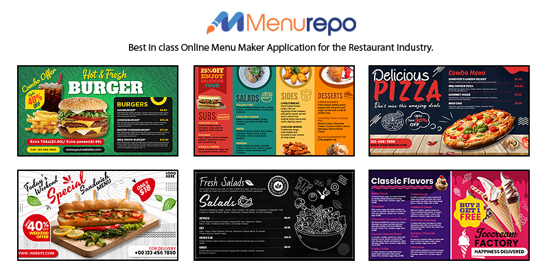 MenuRepo is the best online restaurant menu design application